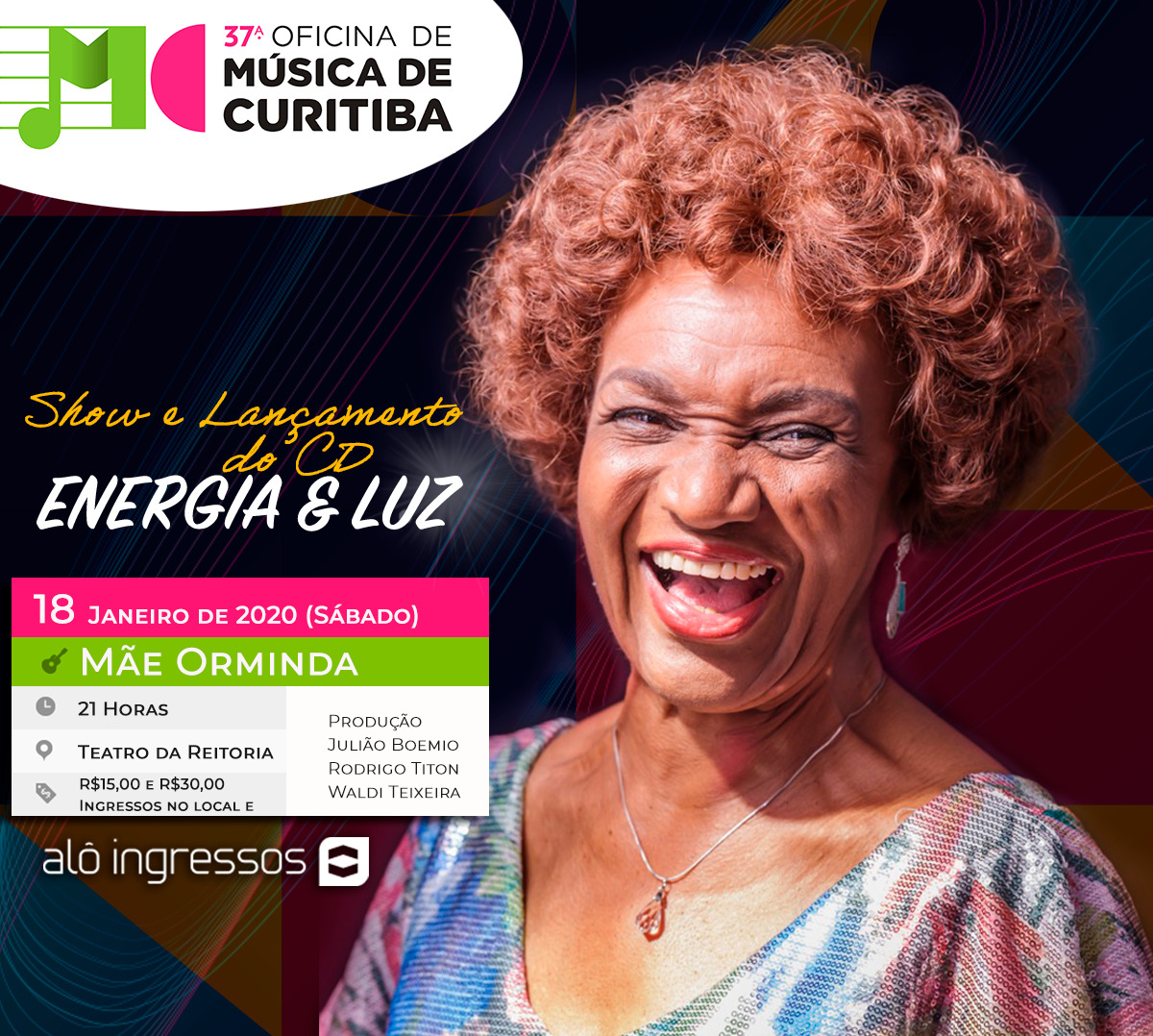 Mãe Orminda fará show especial para celebrar lançamento do cd “Energia ...