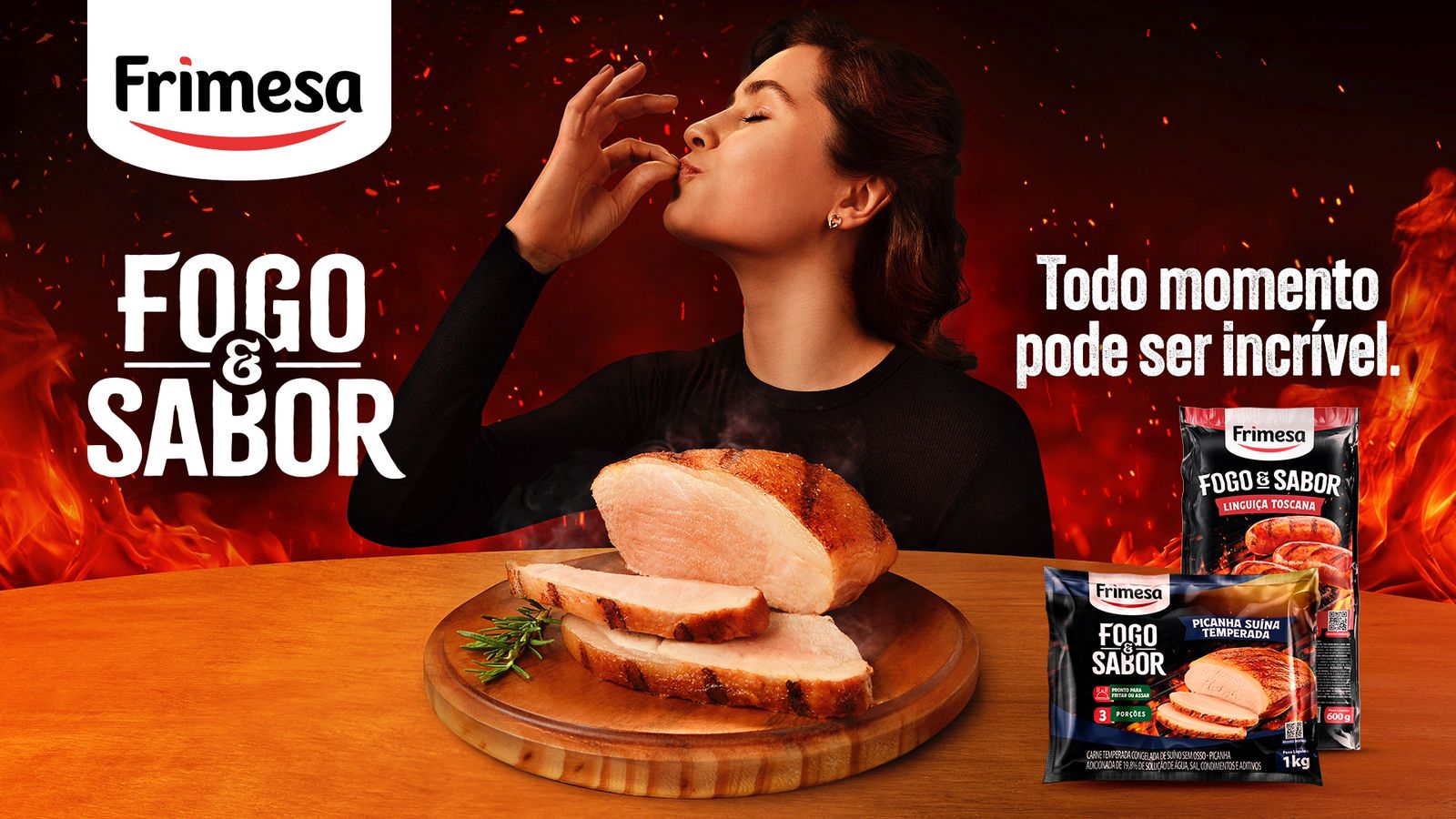 Campanha “Frimesa Fogo & Sabor” criada pela OpusMúltipla destaca a ...